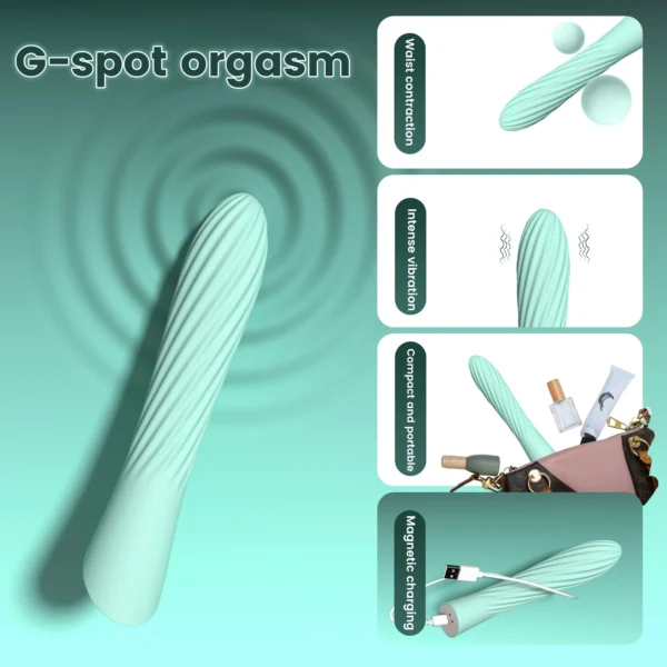 Ergonomic G-Spot Vibrating Rod | Direct G-Spot Targeting + Powerful ...